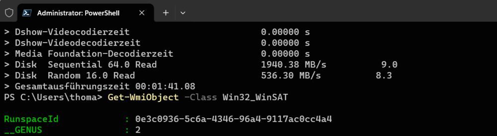 Systeminformationen aus der Befehlszeile