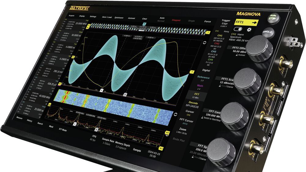 Batronix präsentiert Magnova: Selbst entwickeltes Oszilloskop
