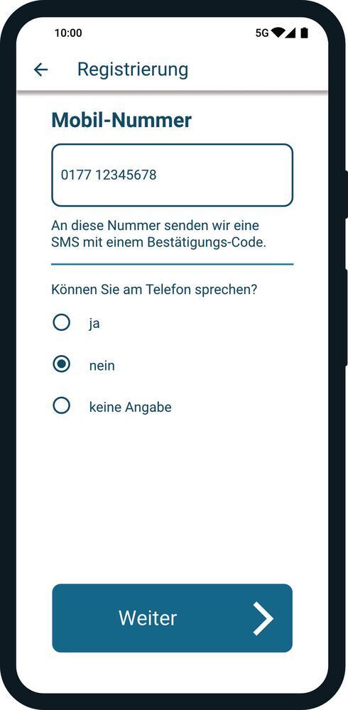 Nora: Eine barrierefreie App für Notrufe || Bild 1 / 6