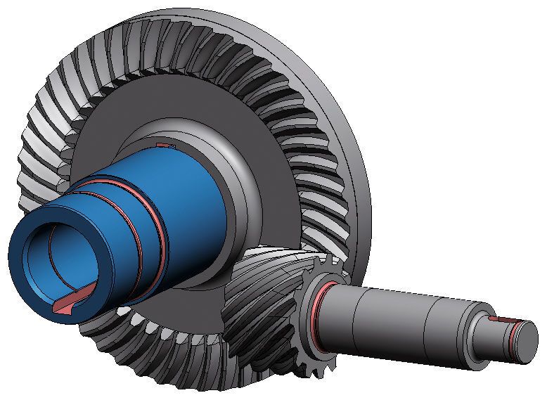 Vorteile der Spiroidverzahnung bei Winkelgetrieben || Bild 1 / 6