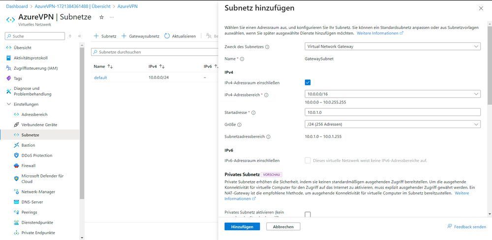 So konfigurieren Sie ein Azure VPN-Gateway || Bild 1 / 5