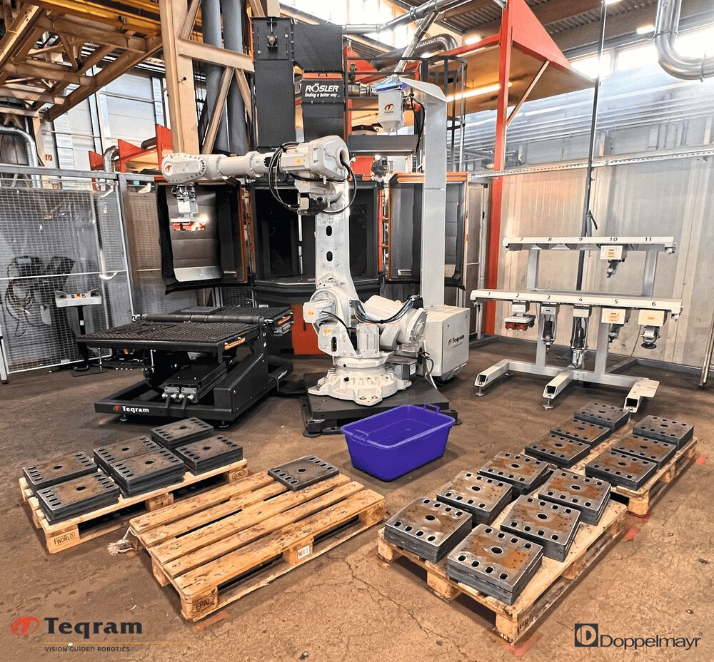 Doppelmayr Gruppe optimiert Stahlbau mit Easy-Grinder-Roboter von Teqram