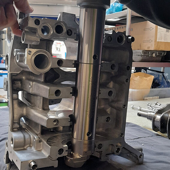 Engine manufacturer finds perfect fit for reverse machining