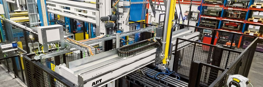 Modernisierung einer Pressenanlage halbiert die Zykluszeiten