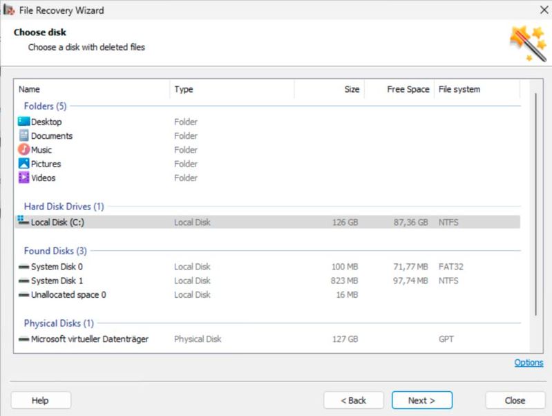 Hard Drive Data Recovery Software for Windows