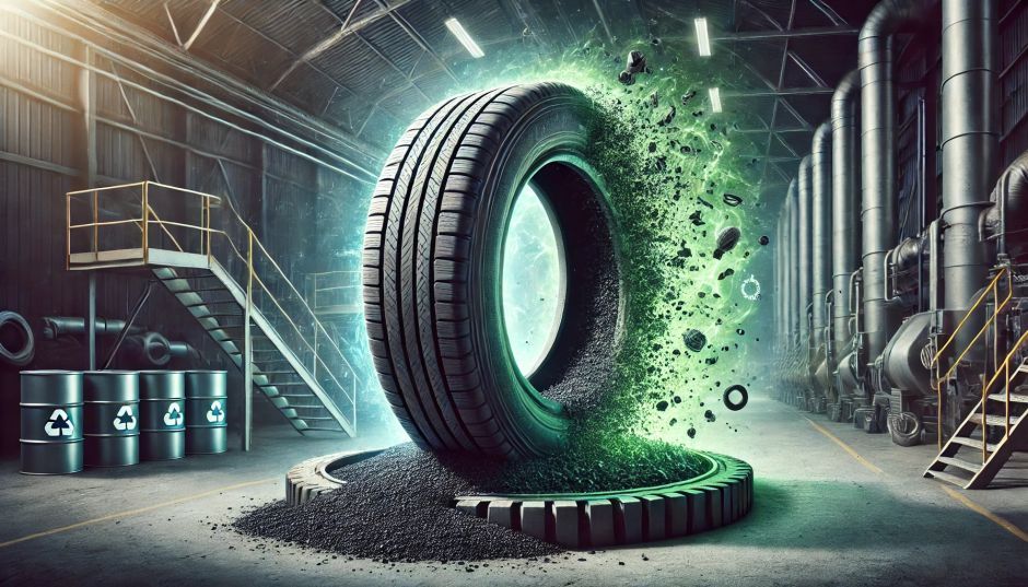 VTTI setzt auf Pyrum-Technologie für Reifenrecycling