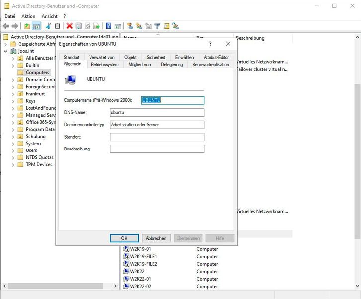 Active Directory-Integration von Unix, Linux und macOS || Bild 4 / 7