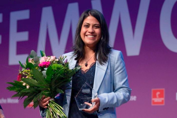 Sahana Shastry gewinnt Young Engineer Woman Award bei Femworx