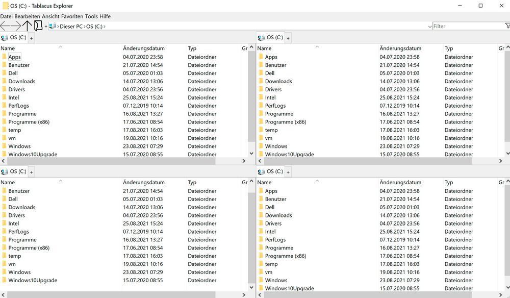 Tablacus Explorer: Open-Source-Dateiverwaltung || Bild 1 / 4
