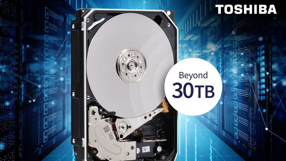 Toshiba erreicht bei Nearline-HDDs die 30-Terabyte-Marke