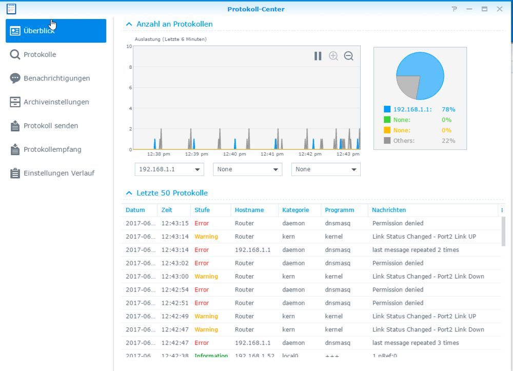 Synology NAS als Syslog-Server || Bild 2 / 9