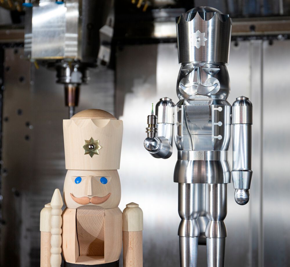 Innovation meets tradition — CNC milled nutcracker