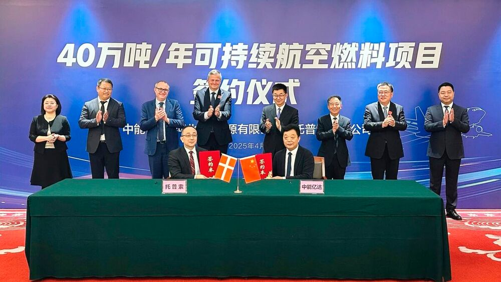 Topsoe's Hydroflex Tech for SAF Production at Zhongneng Yida's New Facility