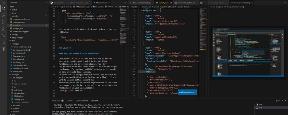 Eclipse Theia – das IDE-Framework