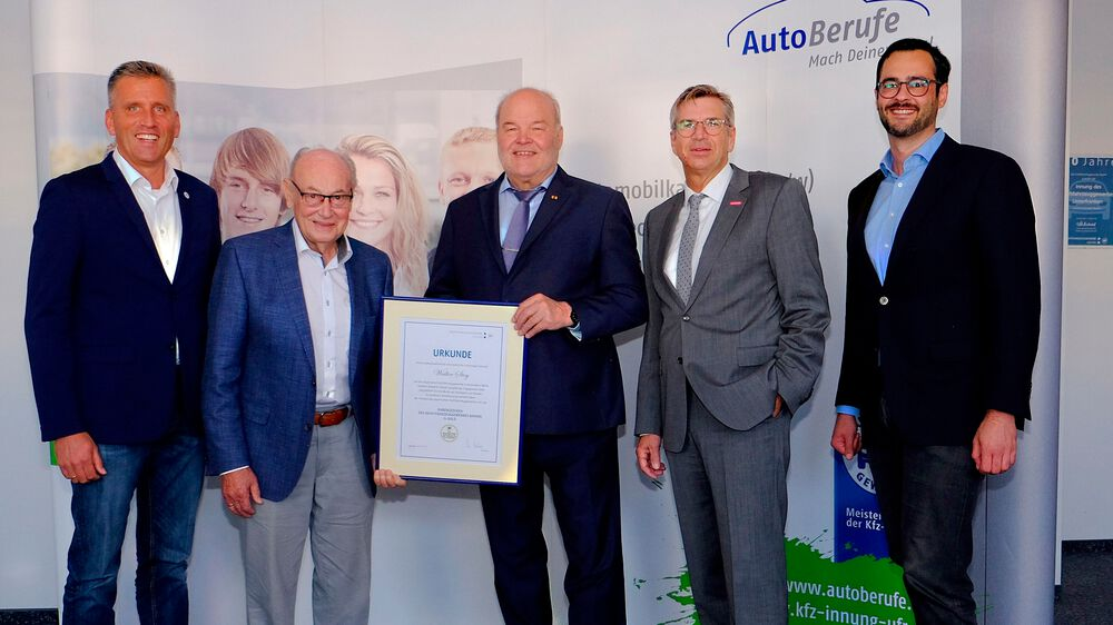 Ehrenpräsident Walter Stoy feierte 90. Geburtstag