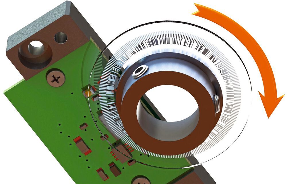 PWB Encoders: Einbaufertiges Drehgeber-Kit für Hohlwellen