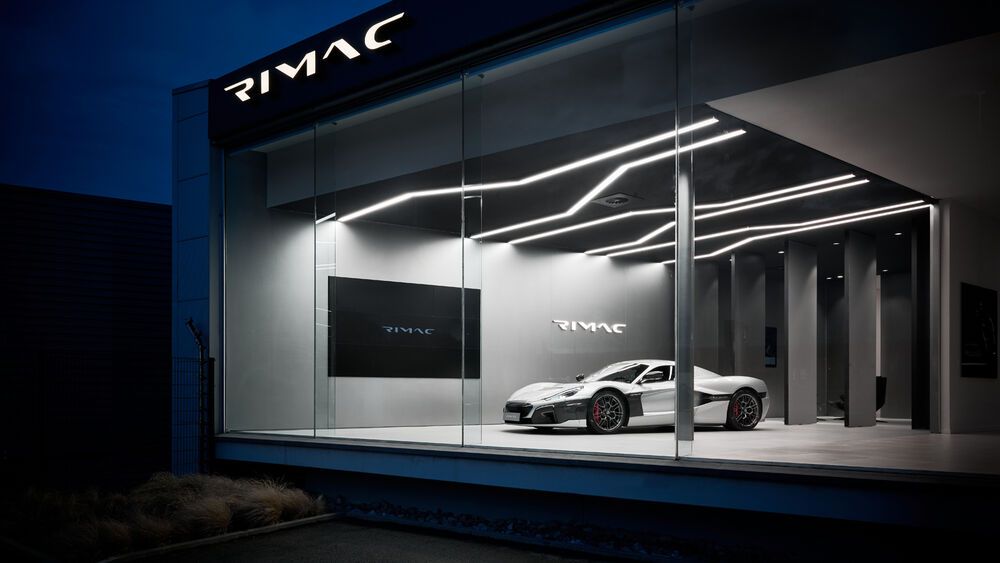 So sieht der erste europäische Rimac-Showroom aus