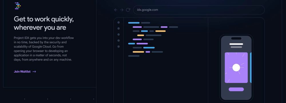 Google Project IDX: IDE für Web- und Multiplattform-Apps