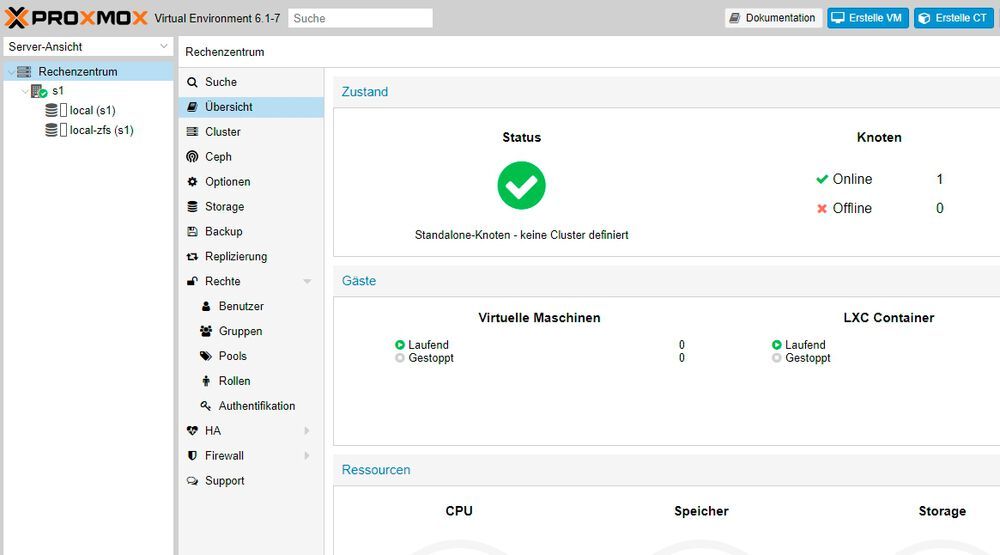 So stellen Sie OpenVPN und andere Dienste mit Proxmox bereit || Bild 3 / 11