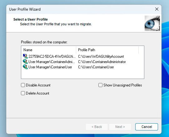 Tool für das Management von Benutzerprofilen