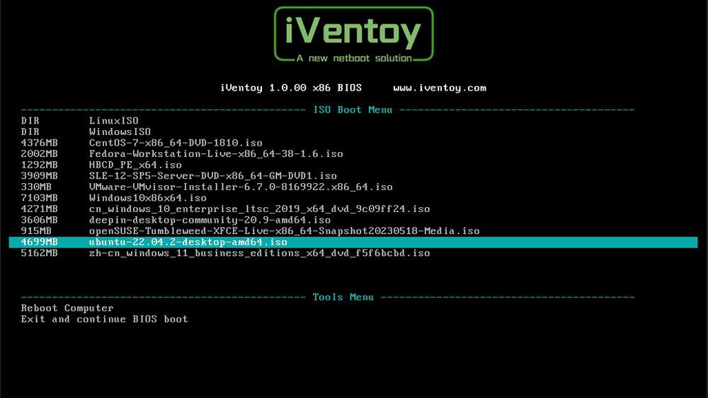 Windows 11 und Linux mit iVentoy per PXE installieren