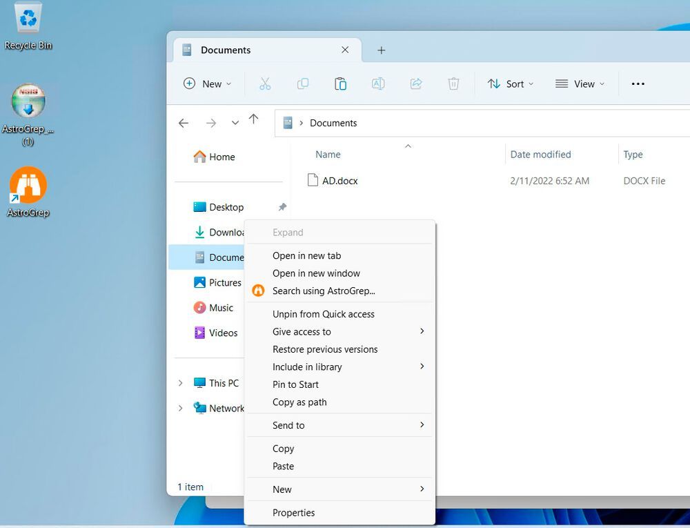 AstroGrep: Nach Dateien und Inhalten von Dateien mit einem Index suchen ...