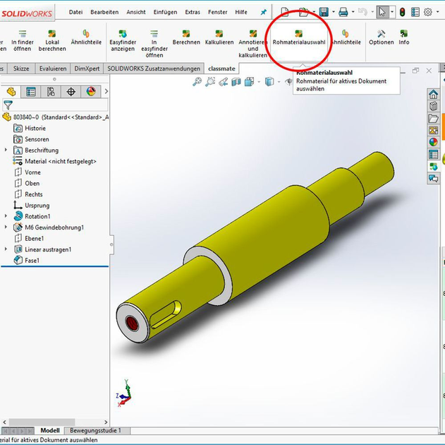 Schneller zum passenden Rohmaterial