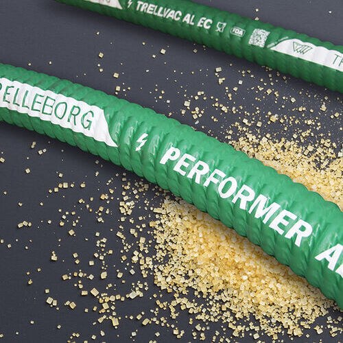 White Conductive Hoses that Reduce Powder Ignition Risk