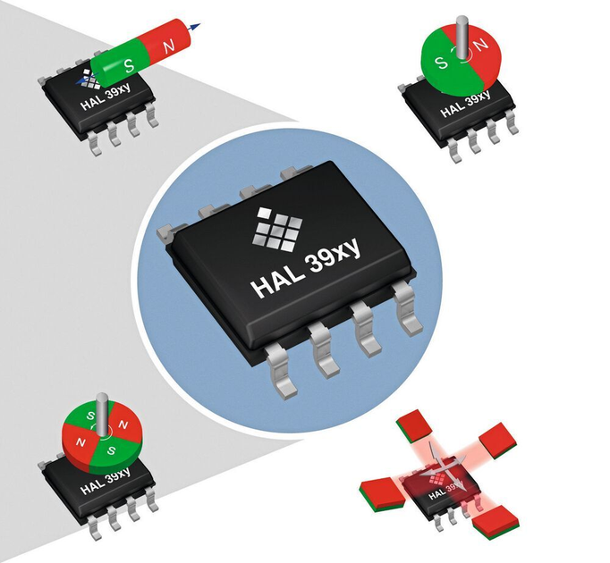 3D-Hall-Sensor bestimmt Positionen über Streufeldkompensation