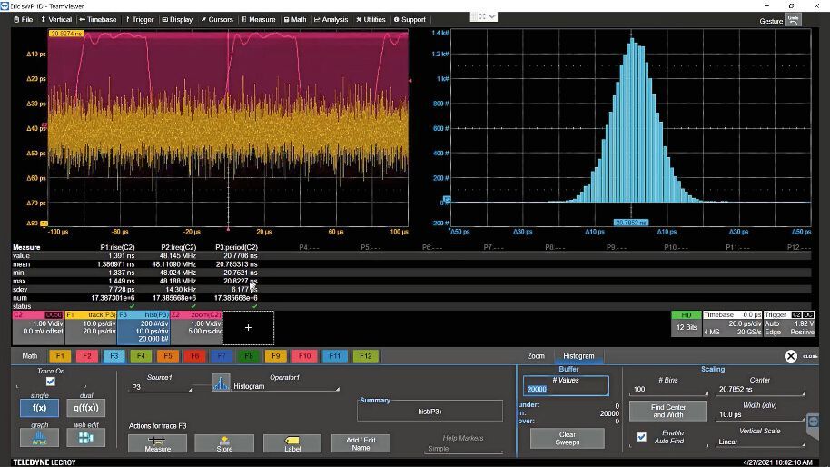 Zuverlässige Bestimmung von Clock Jitter mit Spezialmethode