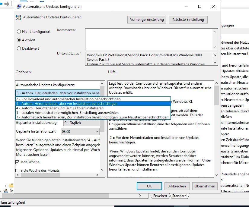 Gruppenrichtlinien-Einstellungen für Windows-Updates richtig setzen ...