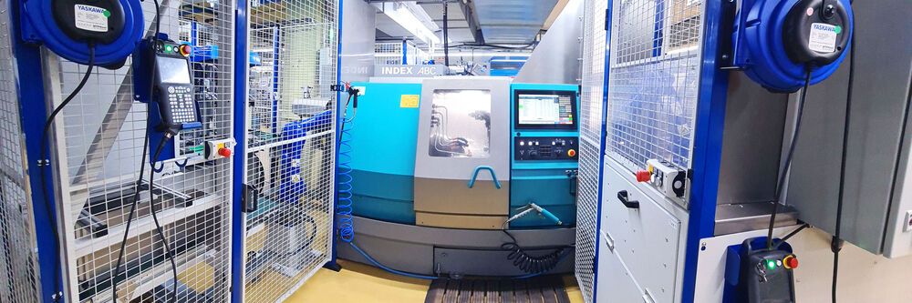 Automatisierte Lagerschild-Bearbeitung bei Dunkermotoren | Ametek