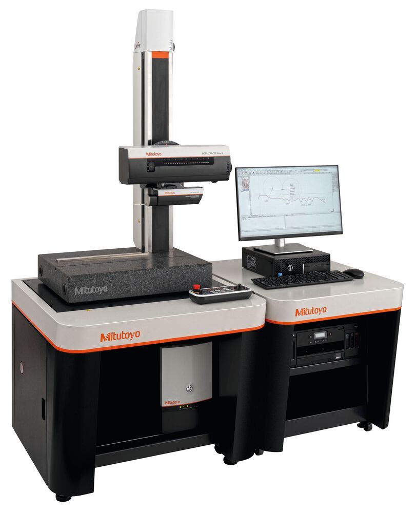 Rauheit und Konturen auf einem Messgerät