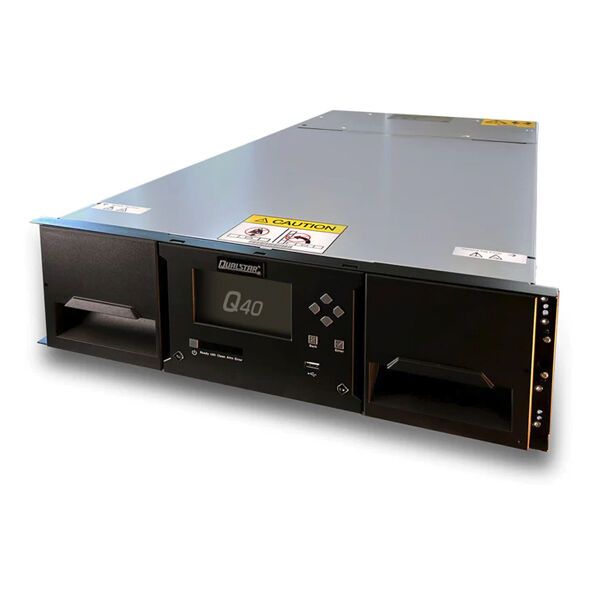 Tape-Library Qualstar Q40 mit bis zu 640 Einschüben