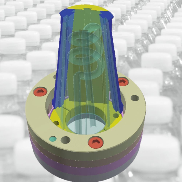 Innovative collapsible core to demould parts easily