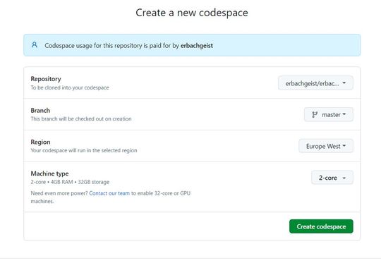 Mit GitHub Codespaces programmieren lernen