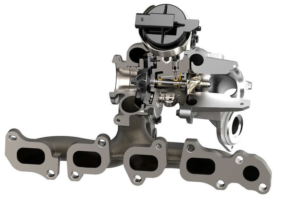 BMTS-Abgasturbolader im neuen 2.0 TDI-Motor von Volkswagen