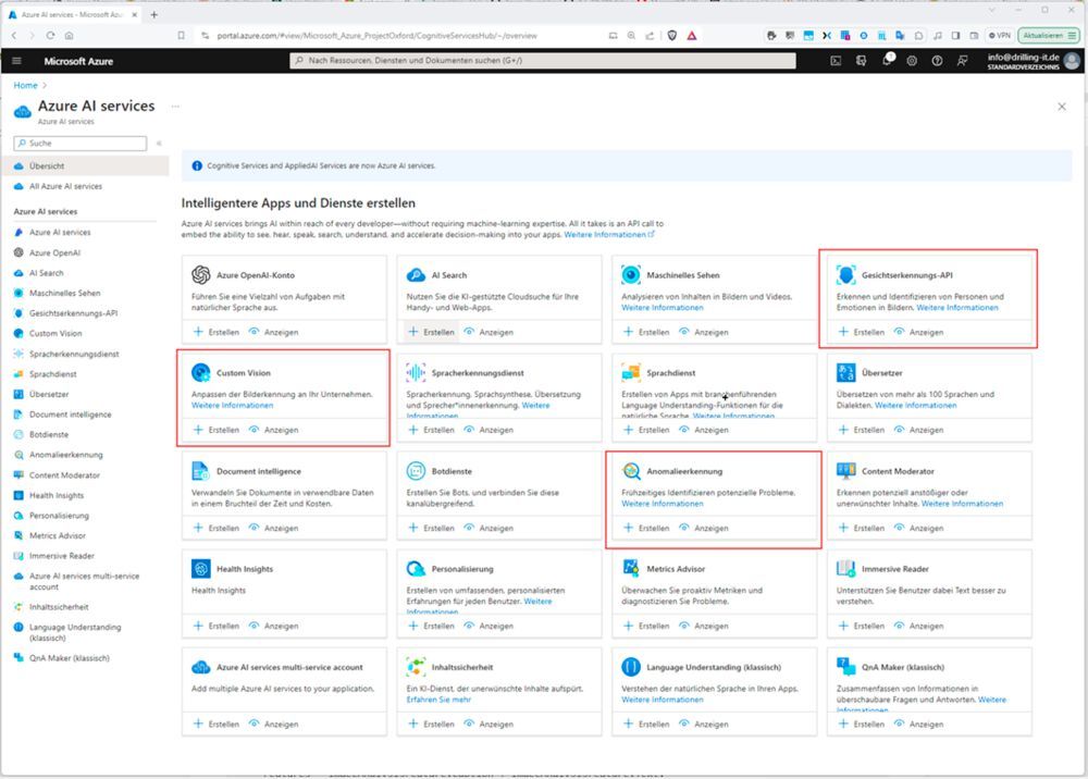 Einführung in Azure KI Vision: Dienste und Anwendungsmöglichkeiten
