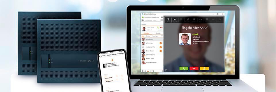 Softclient für IP-Telefonie und Messaging
