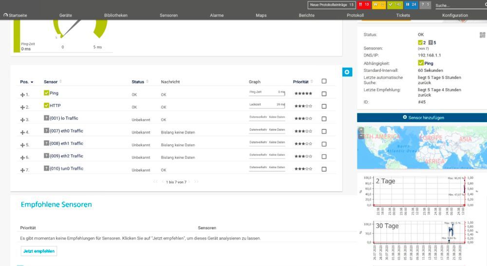 Router-Monitoring mit MRTG und PRTG || Bild 1 / 7