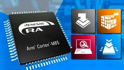 Produktportfolio unterstützt den Arm Cortex-M85
