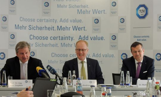 TÜV Süd präsentiert Rekordzahlen