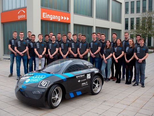 Kupplung entkoppelt Antrieb von Elektroflitzer komplett vom Rad