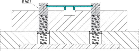 Standardised components for strip guiding