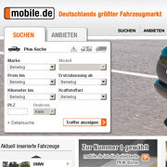 Mobile.de bietet Fahrzeugverwaltungs-Software