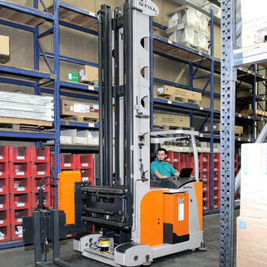 Schmalgangstapler – wirtschaftliche Alternative zu Man-up ...