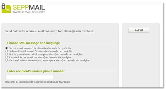 Wie mache ich E-Mails mit SEPPmail blickdicht?