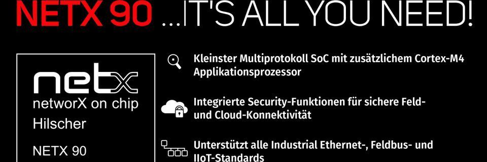 netX 90: In 3 Schritten zur lauffähigen PROFINET Kommunikation