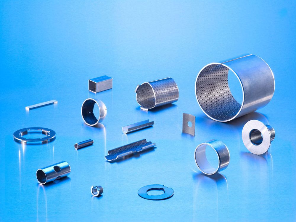 Trockengleitlager und metallische Gleitlager für viele Anwendungen