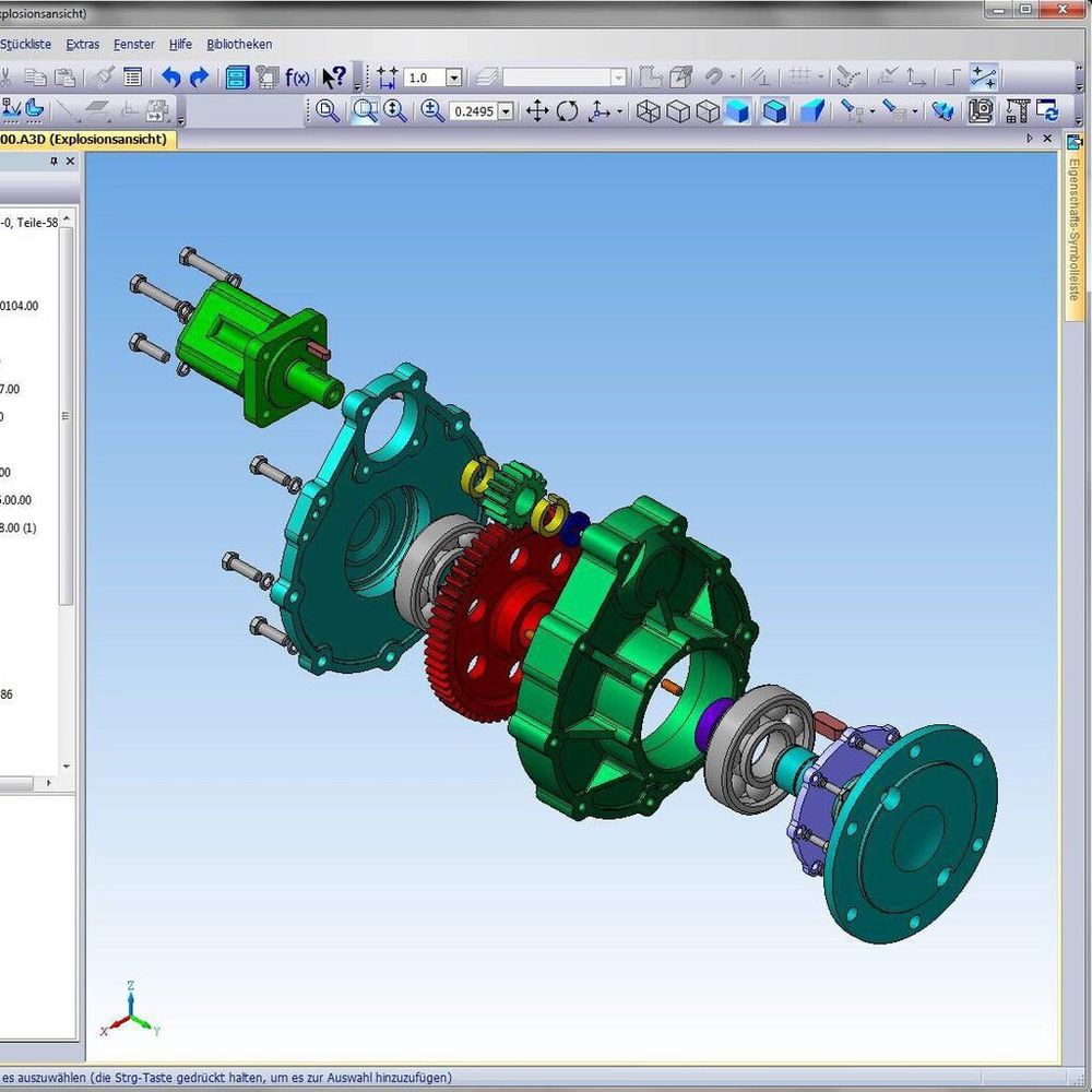 Mit umfassenden 2D-/3D-CAD-Funktionen